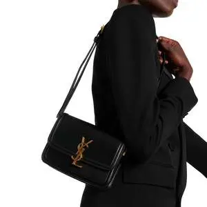 Saint Laurent Solferino Small Shoulder Bag - Black