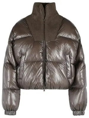 DIESEL® W-arrior' Polyamide Down Jacket - Brown
