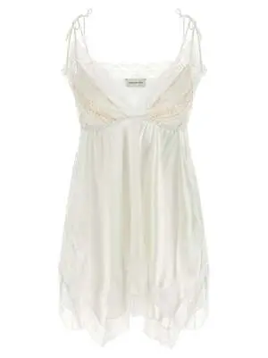 Magda Butrym 05' Silk Lace-trimmed Camisole - White