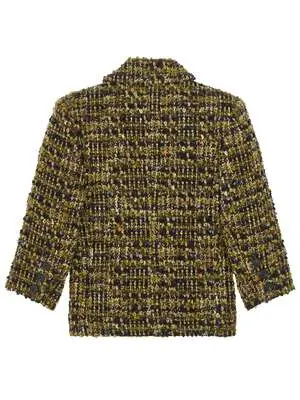 Saint Laurent Single-breasted Jacket In Tweed