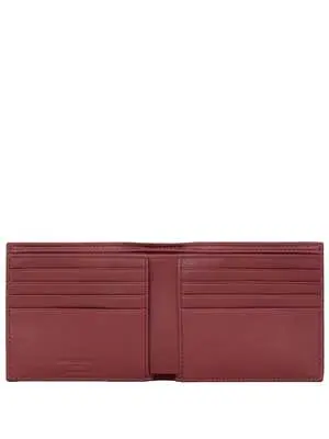 Saint Laurent East/west Wallet In Two-tone Smooth Leather