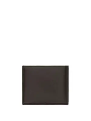 Saint Laurent East/west Wallet In Two-tone Smooth Leather