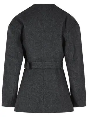 GANNI Peacoat - Gray