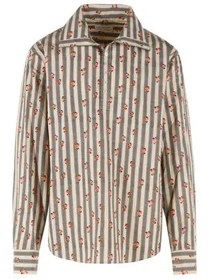 Dries Van Noten Cedon' Beige Cotton Shirt - Cream
