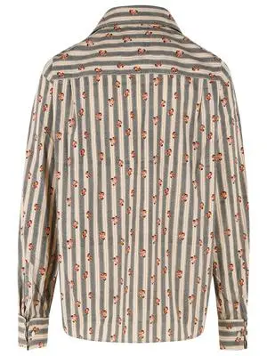 Dries Van Noten Cedon' Beige Cotton Shirt