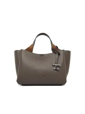 TOD'S Leather Mini Bag - Gray