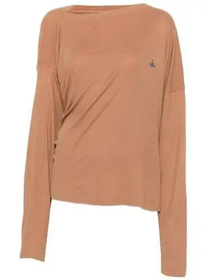 VIVIENNE WESTWOOD Long Sleeve Hebo Top - Brown