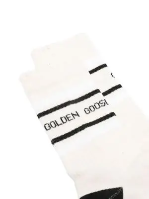 GOLDEN GOOSE Striped Cotton Socks