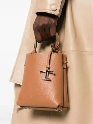 TOD'S Hammered Leather Micro Bag