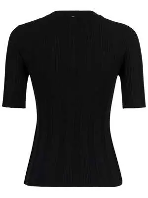 Sportmax Ribbed Top With Button Detail