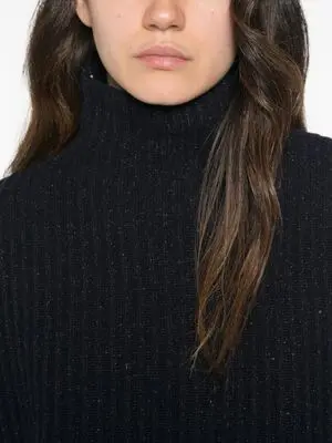 Brunello Cucinelli Sequin-embellished Ribbed Cashmere Turtleneck