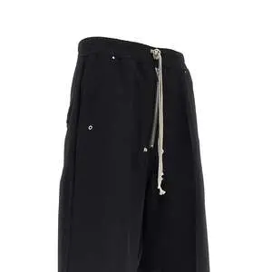 Rick Owens Wool Canvas Wide Leg Pants