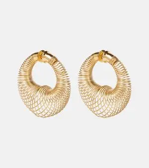 Alaïa Spiral Hoop Earrings - Gold