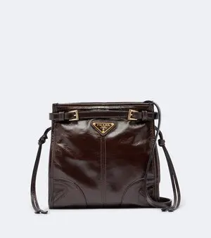 Prada Bonnie Mini Leather Crossbody Bag