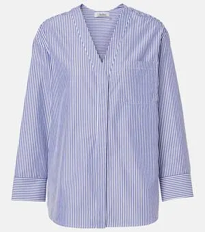 Max Mara Chicca Cotton Poplin Shirt - White