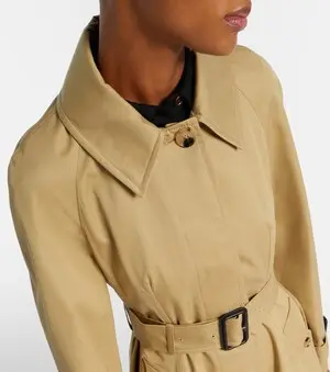 Burberry Cotton Gabardine Trench Coat