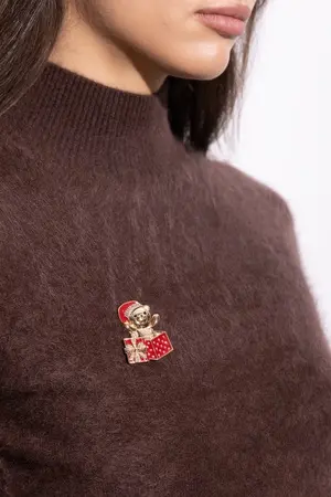 Max Mara Teddy Bear-shaped Brooch