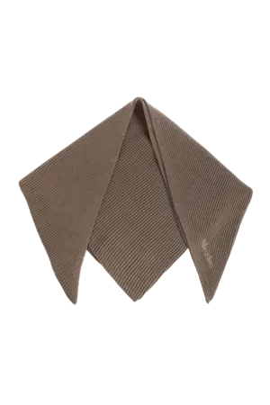 Max Mara Wool Scarf - Brown