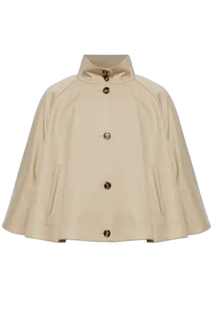 Max Mara Fulcro’ Poncho - Beige