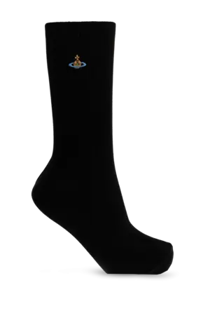 VIVIENNE WESTWOOD Socks With Logo - Black