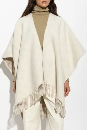 JIMMY CHOO Wool Poncho