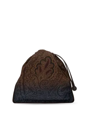 Etro Patterned Drawstring Bag