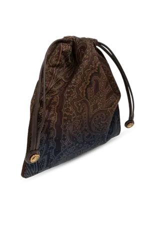 Etro Patterned Drawstring Bag