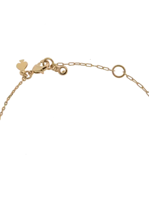 Kate Spade New York Tone Brass Bow Charm Bracelet