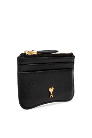 AMI Paris Leather Card Holder