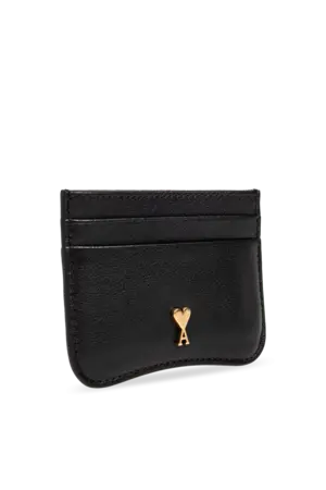 AMI Paris Leather Card Holder