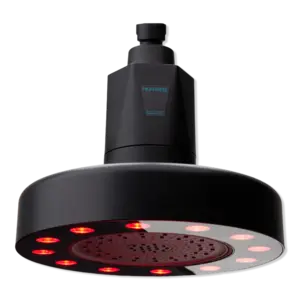 HIGHERDOSE Red Light Shower Filter - Matte Black