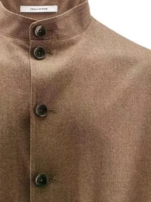 Tagliatore Mandarin-collar Button-up Jacket