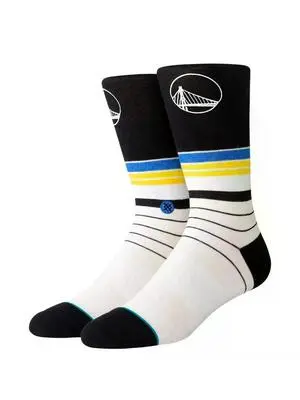 Stance Nba Golden State Warriors Crew Socks - White