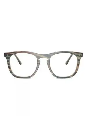 Ray-ban Striped Rectangle Glasses - Grey