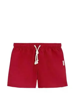 GASSA D AMANTE Drawstring Swim Shorts - Red