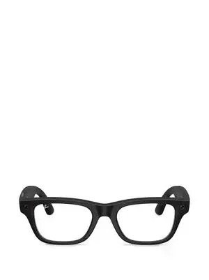 Ray-ban Square Frame Eyeglasses With Integrated Cameras