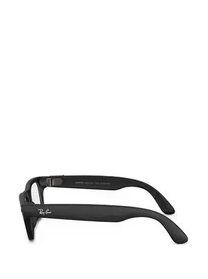 Ray-ban Square Frame Eyeglasses With Integrated Cameras