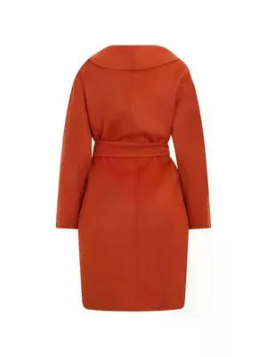 Max Mara Mstestremo Belted Shawl-collar Coat