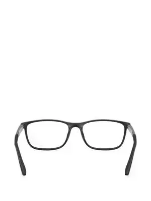 Emporio Armani Matte-finish Rectangle-frame Glasses