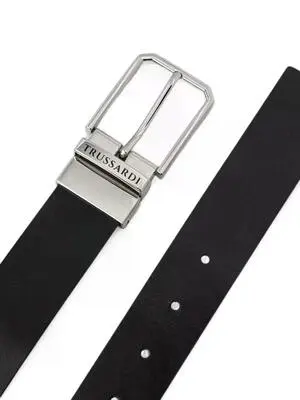 TRUSSARDI Logo-engraved Buckle Belt