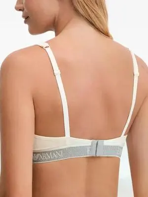 Armani Exchange Logo-tape Triangle Bra