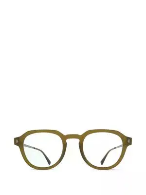 Mykita Elbert Geometric-frame Eyeglasses - Green
