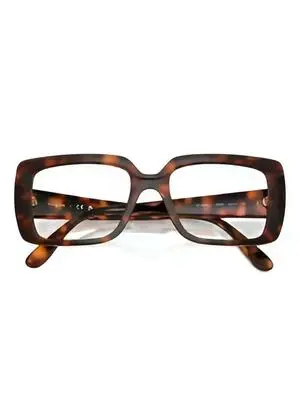 VOGUE EYEWEAR Tortoiseshell-effect Square-frame Glasses - Brown
