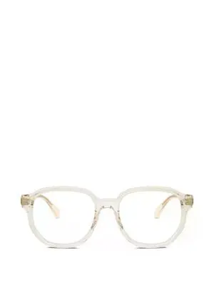 Moncler Round Frame Glasses - Neutrals