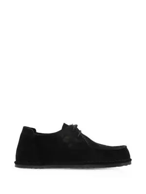BIRKENSTOCK Lace-up Suede Loafers - Black