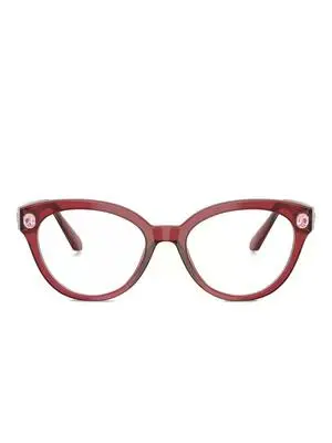 SWAROVSKI Crystal-embellished Cat-eye Glasses - Red