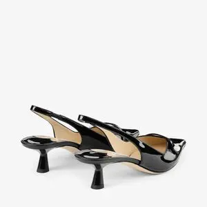JIMMY CHOO Amita 45 Patent Leather Slingbacks