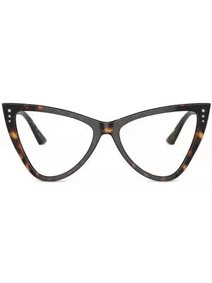 JIMMY CHOO Cat-eye Glasses - Brown