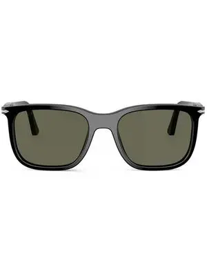 Persol Renzo Rectangle-frame Sunglasses - Black
