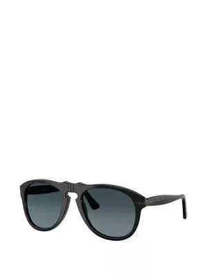 Persol Round Browline Sunglasses